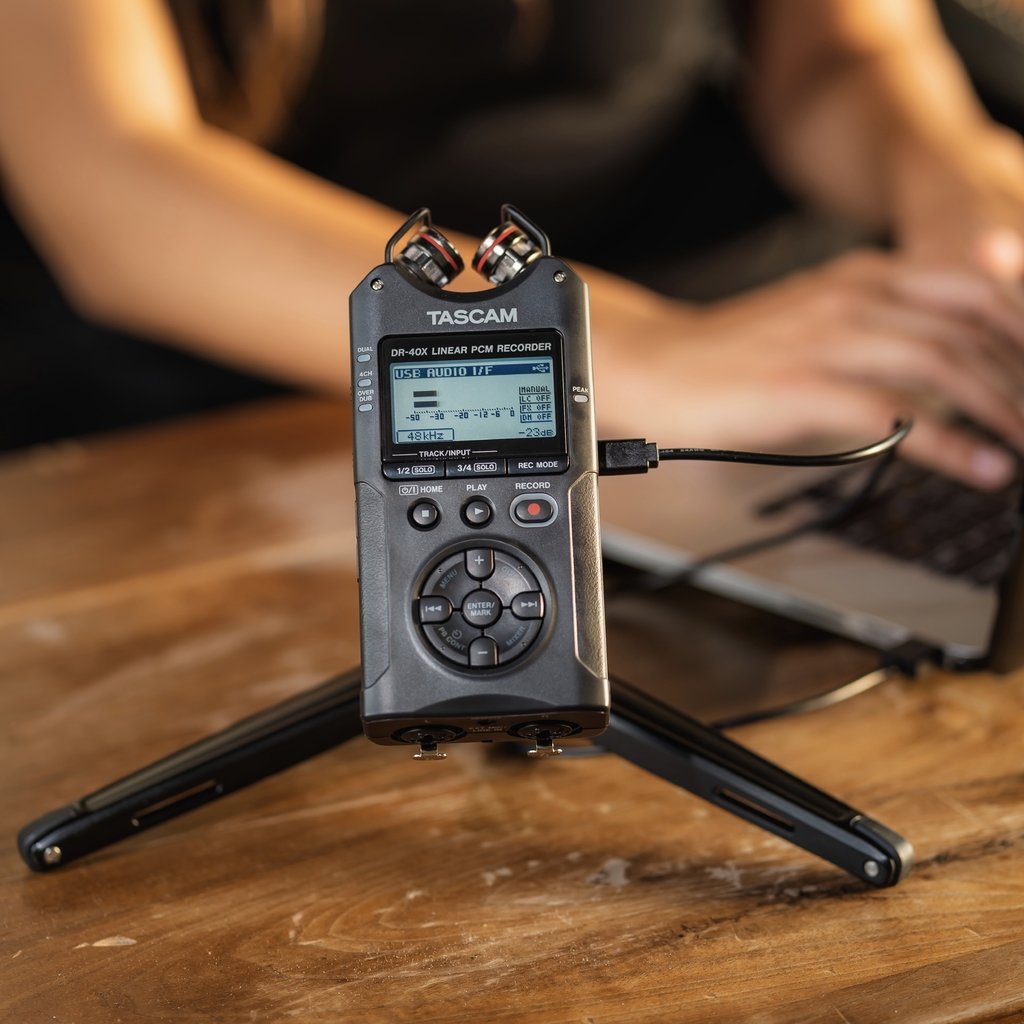 Tascam - Dr-40X - Gravador Portátil - TascamBrasil